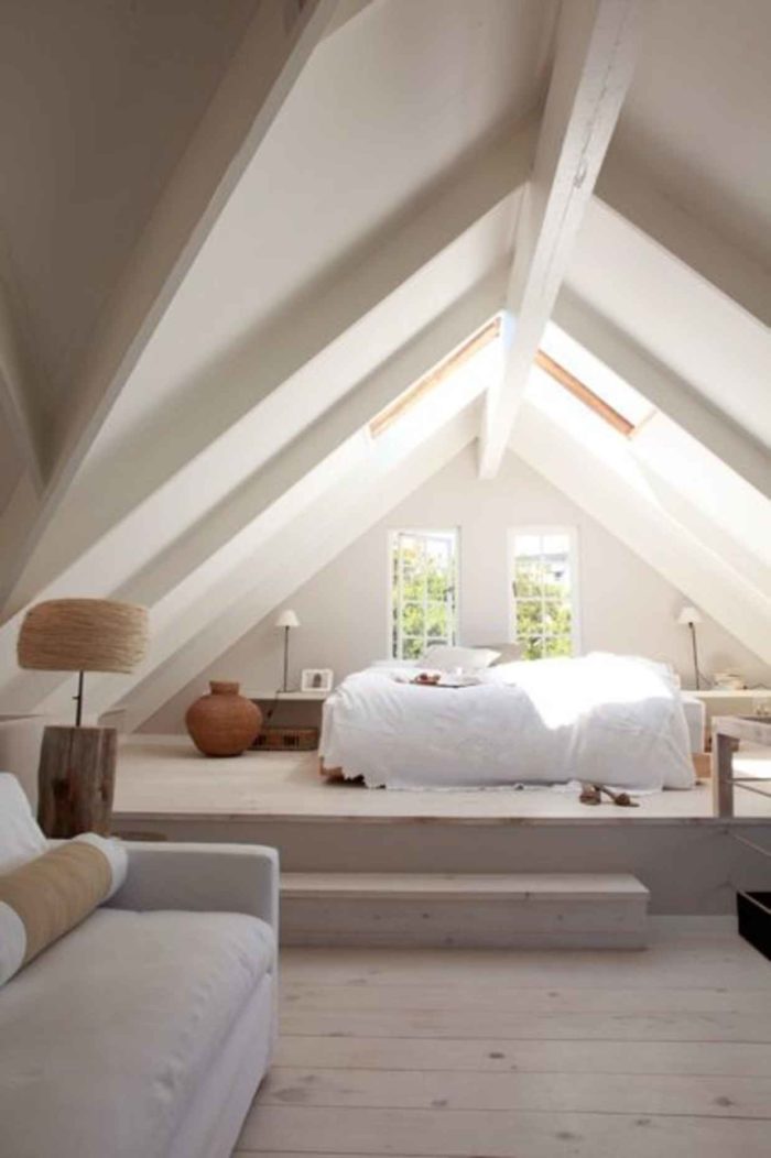 eaves loft conversion minimal design - Central London Lofts